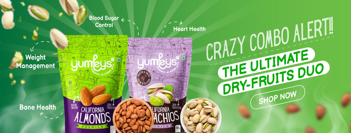 Buy Premium Nuts & Dry Fruits Online - Healthy Lifestyle | Yumleys