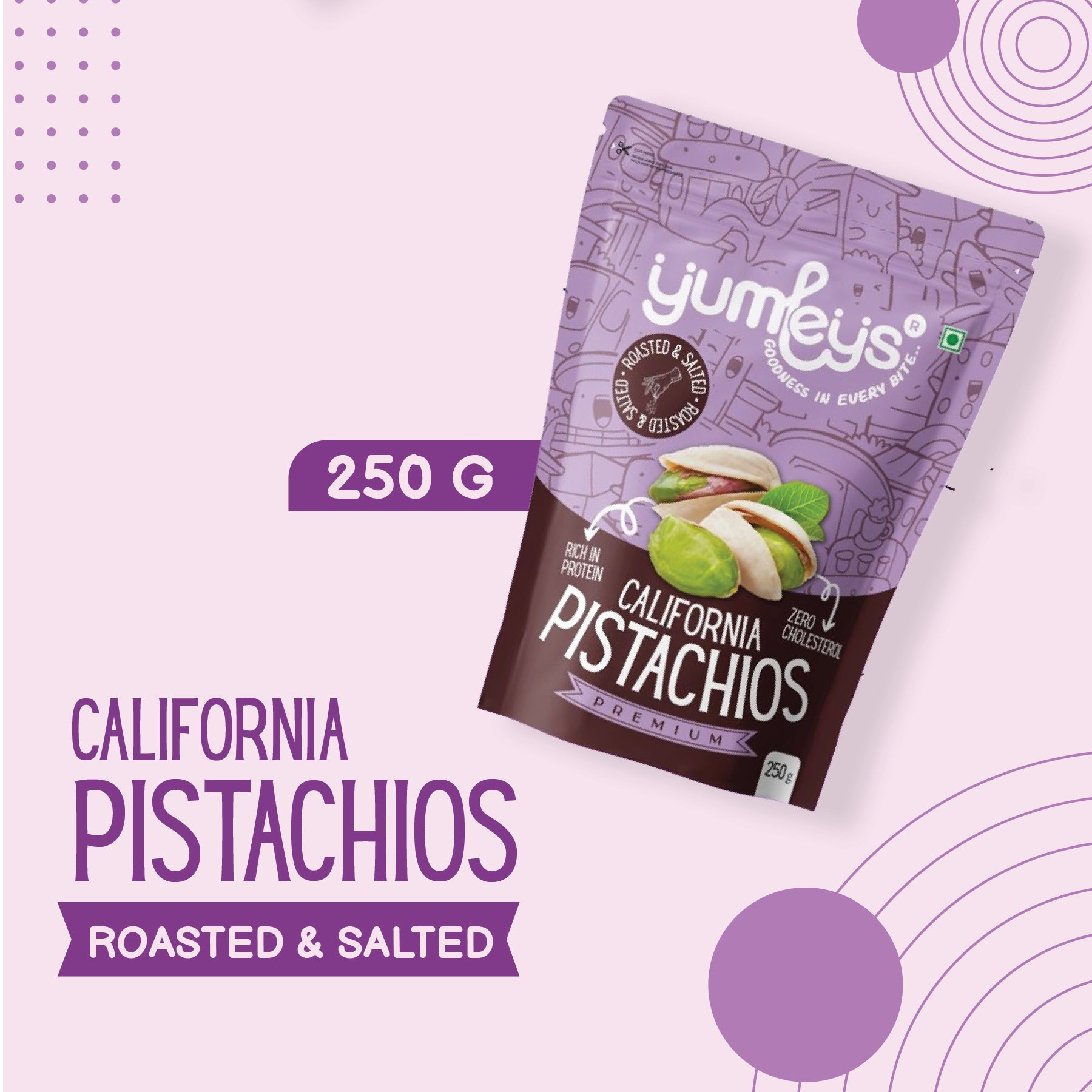 Premium Californian Pistachios - Fresh & Crunchy | Yumleys